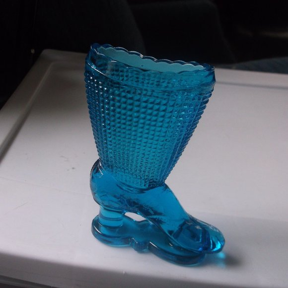 None | Accents | Vintage Glass Boot | Poshmark
